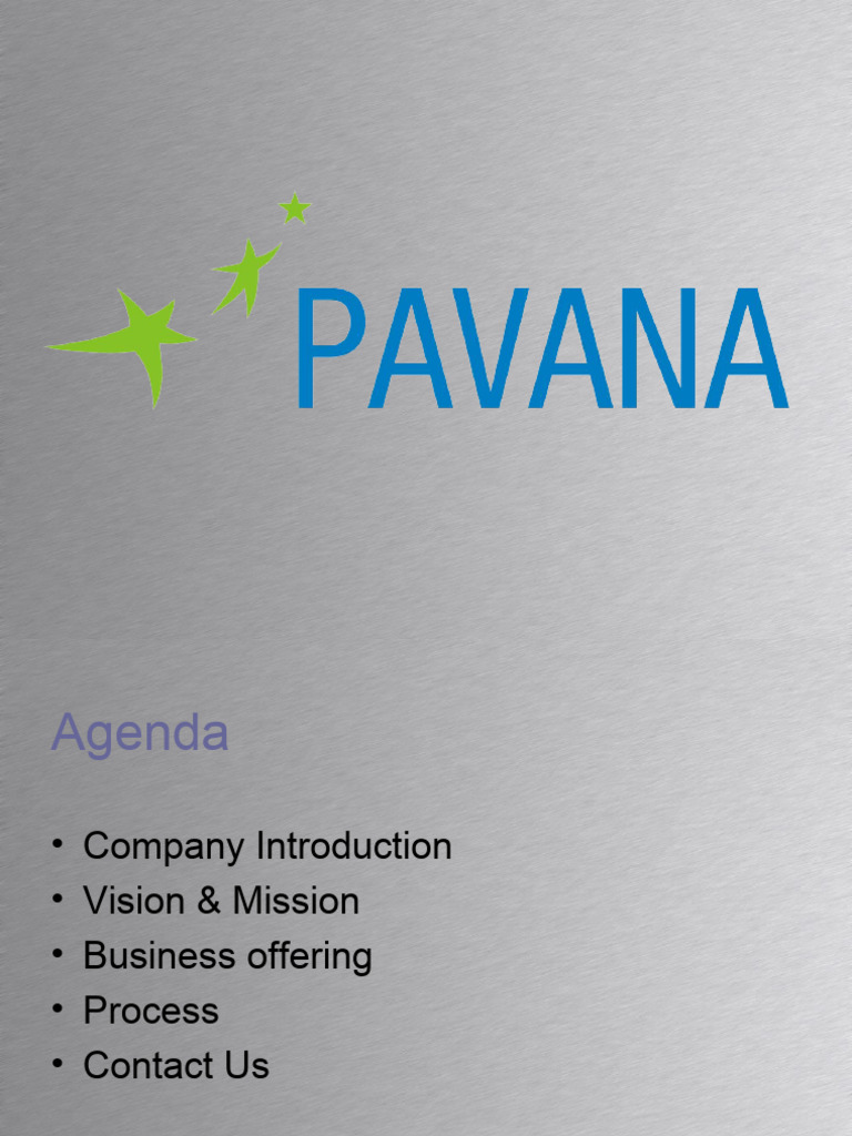 Pavana Consulting Intro | PDF | Recruitment | Consultant