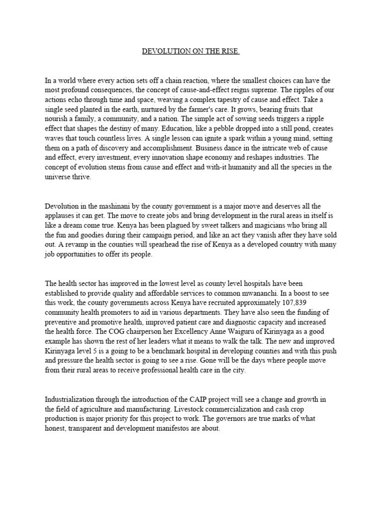 Devolution on the Rise | PDF | Health Care | Governance