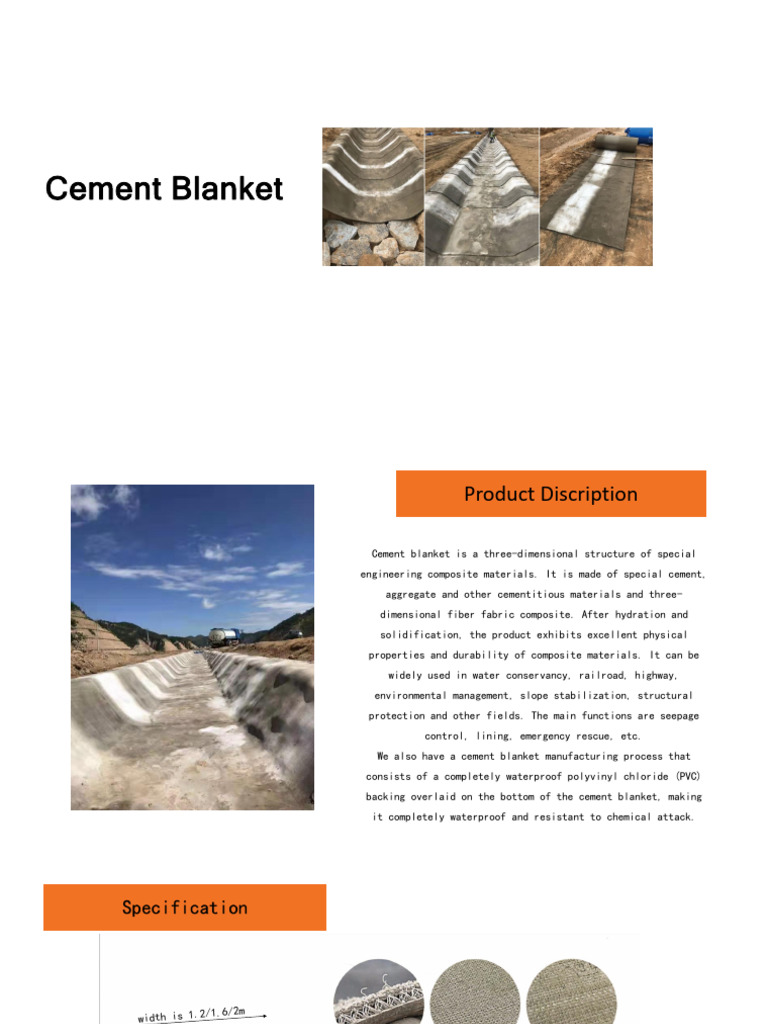 Concrete blanket | PDF | Cement | Concrete