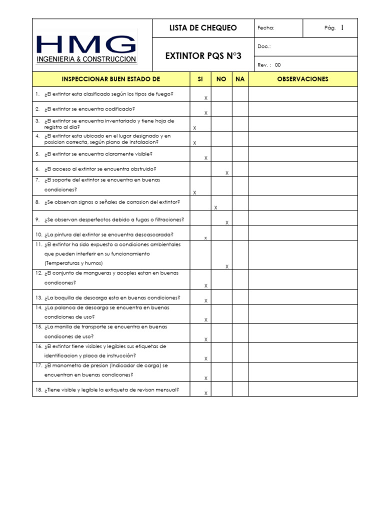 LCH - Extintor 3 | PDF