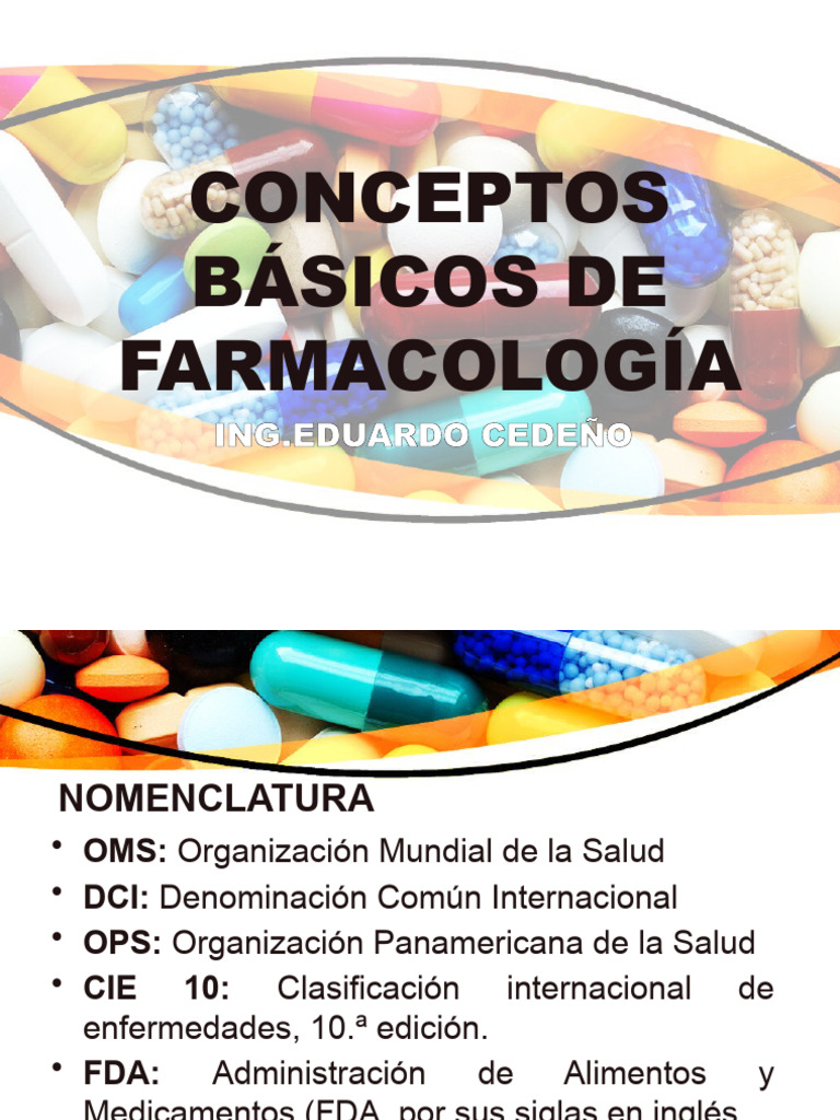 Conceptos Básicos de Farmacología | PDF