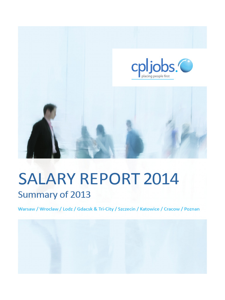 CPL Jobs - Salary Report 2014 - Summary of 2013 | PDF | Oracle Database | Outsourcing
