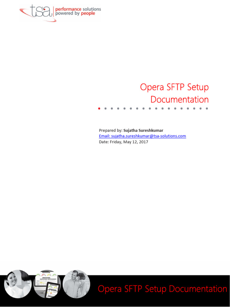 Opera-SFTP-Setup-Documentation | PDF | Computer File | Server (Computing)