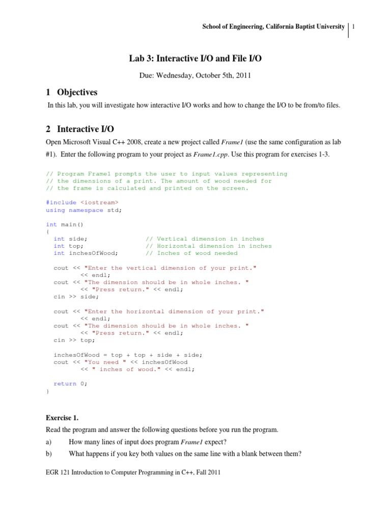 Lab3 F11 | PDF | Digital Technology | Software