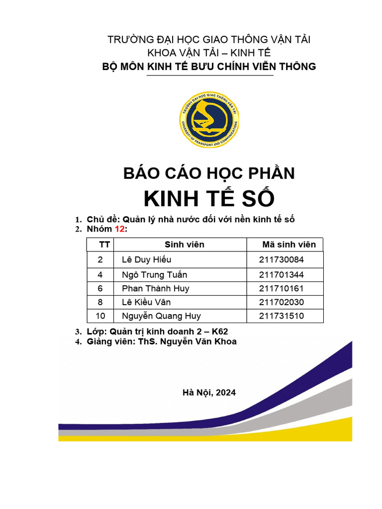 KTS-Nhóm 12 - File Word 2 | PDF