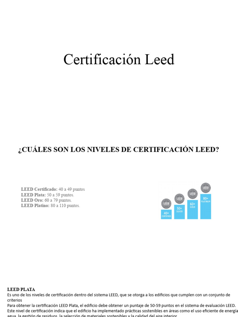 Certificación Leed | PDF