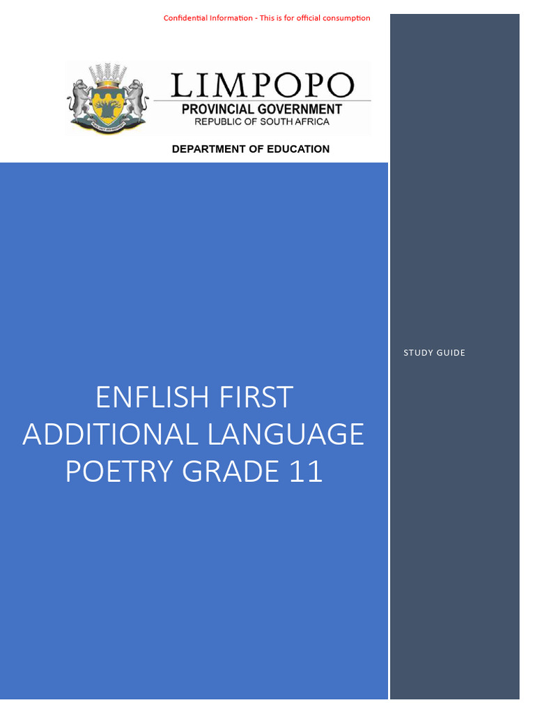 GR 11 Poetry Guide | PDF | William Wordsworth