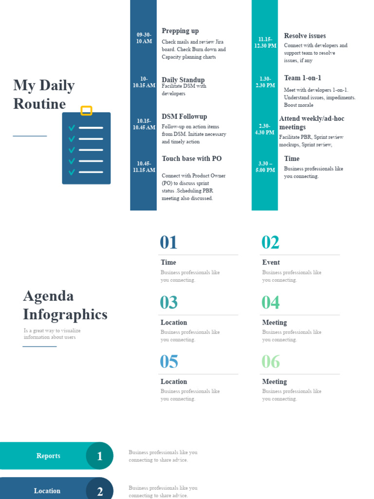 Agenda Infographics 1 - PowerPoint Template | PDF | Visualization ...