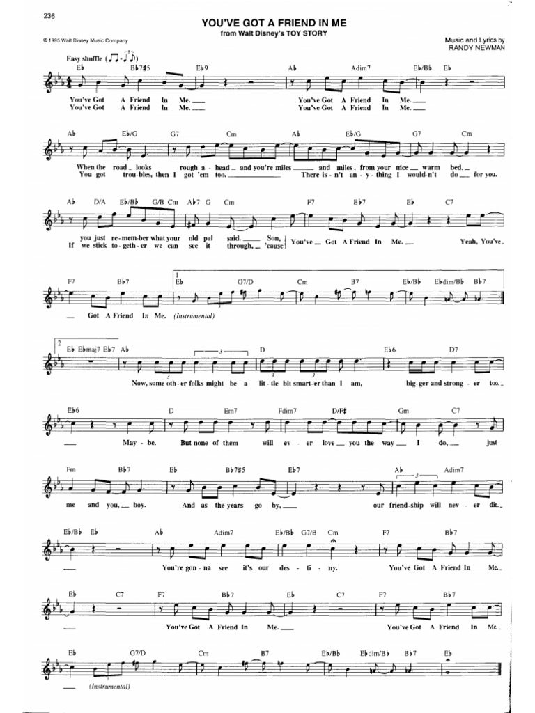 You Ve Got A Friend in Me | PDF