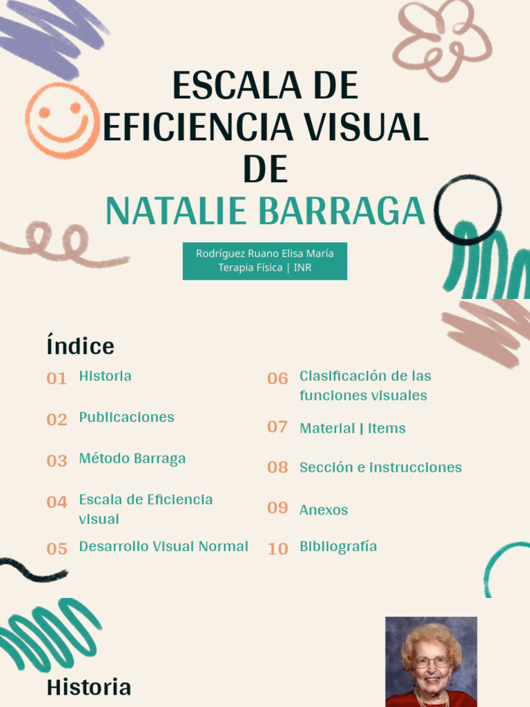 Escala de Eficiencia Visual de Natalie Barraga | PDF | Óptica ...