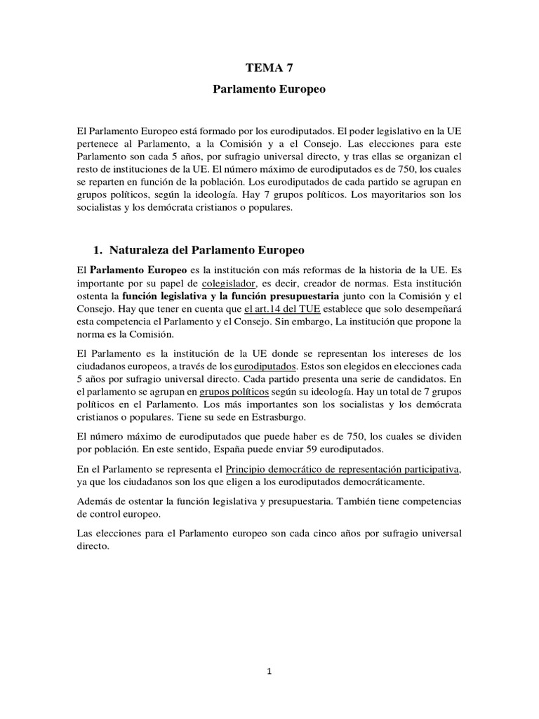 Wuolah Free TEMA 7 Gulag Free | PDF | Parlamento Europeo | Política mundial