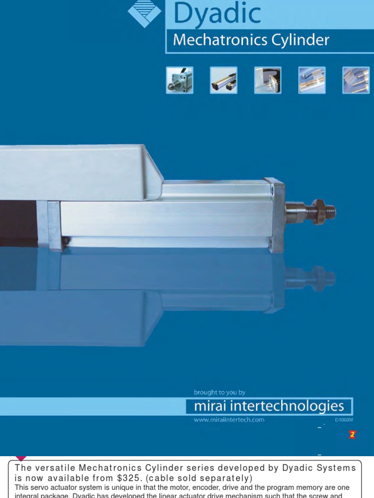 Dyadic Systems 2011 Catalog | Servomechanism | Actuator