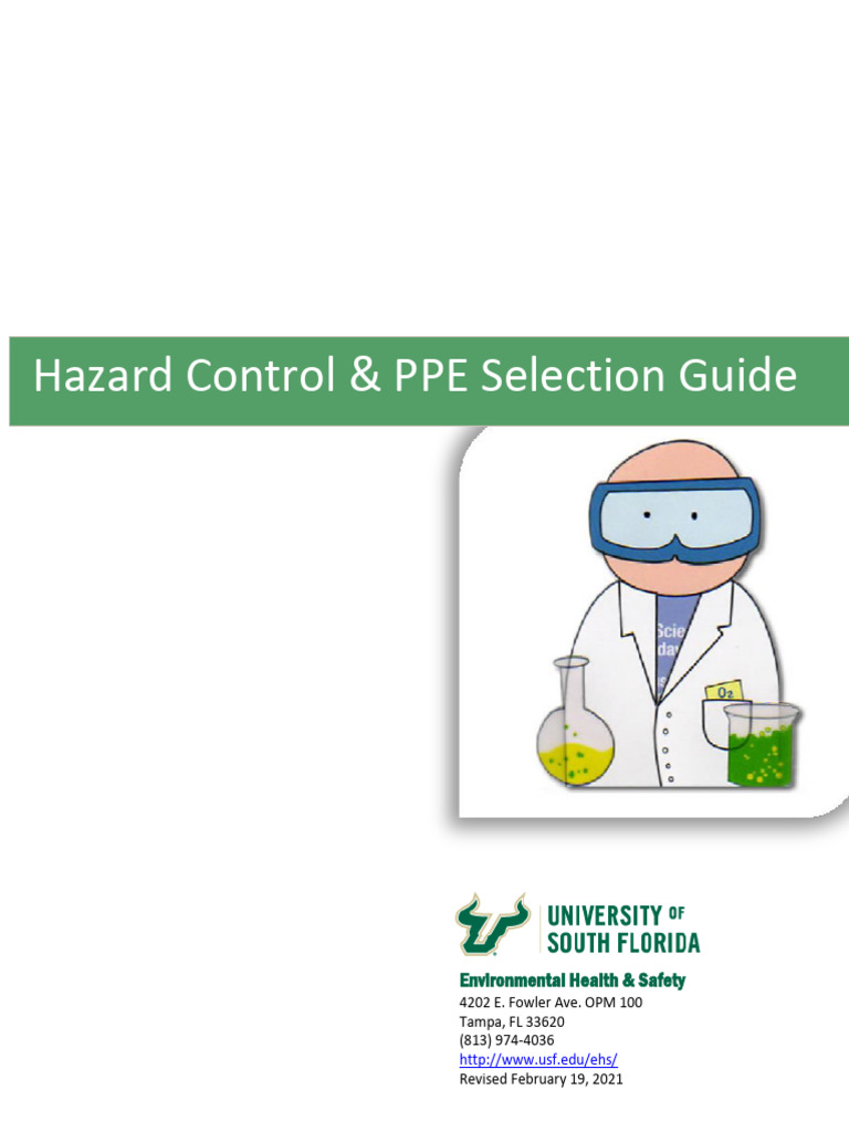 Hazard Control Ppe Guide | PDF | Personal Protective Equipment | Hazards