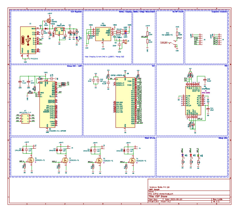 ESP32 Drone Schematics | PDF