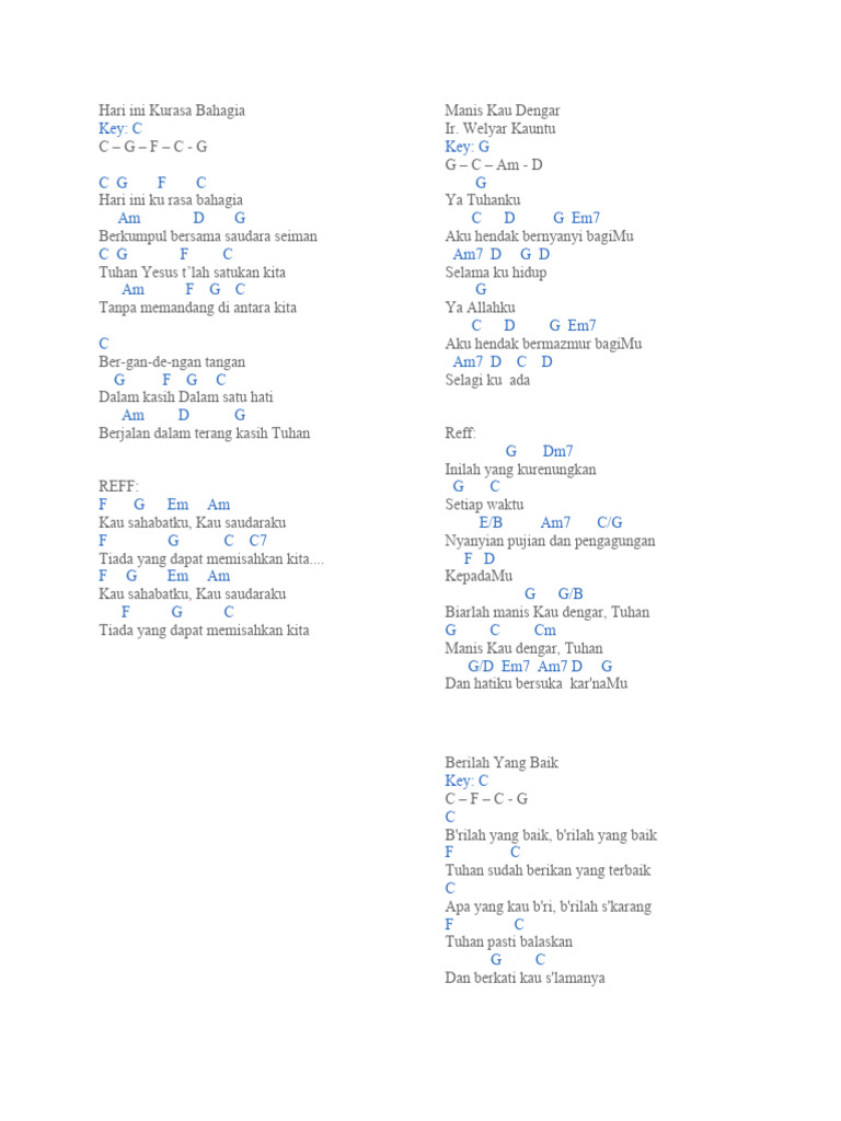 Hari Ini Kurasa Bahagia | PDF