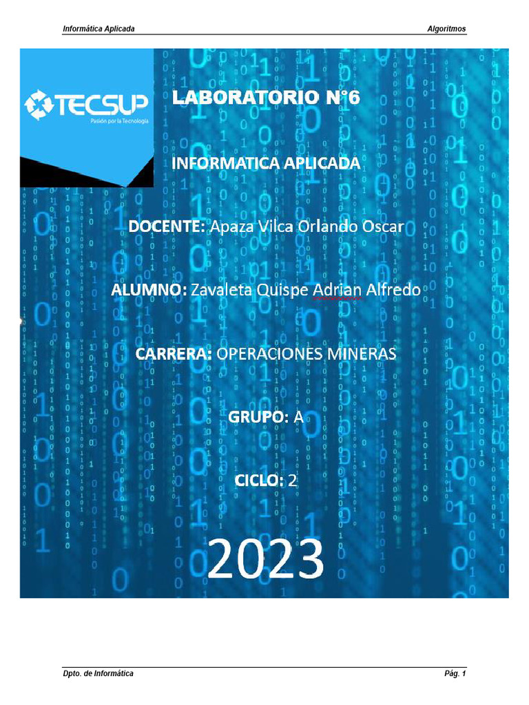 Lab 3 logaritmos Zavaleta Quispe Adrian | PDF | Algoritmos | Programación de computadoras