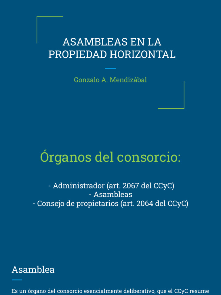 Asambleas | PDF | Regulación | Justicia