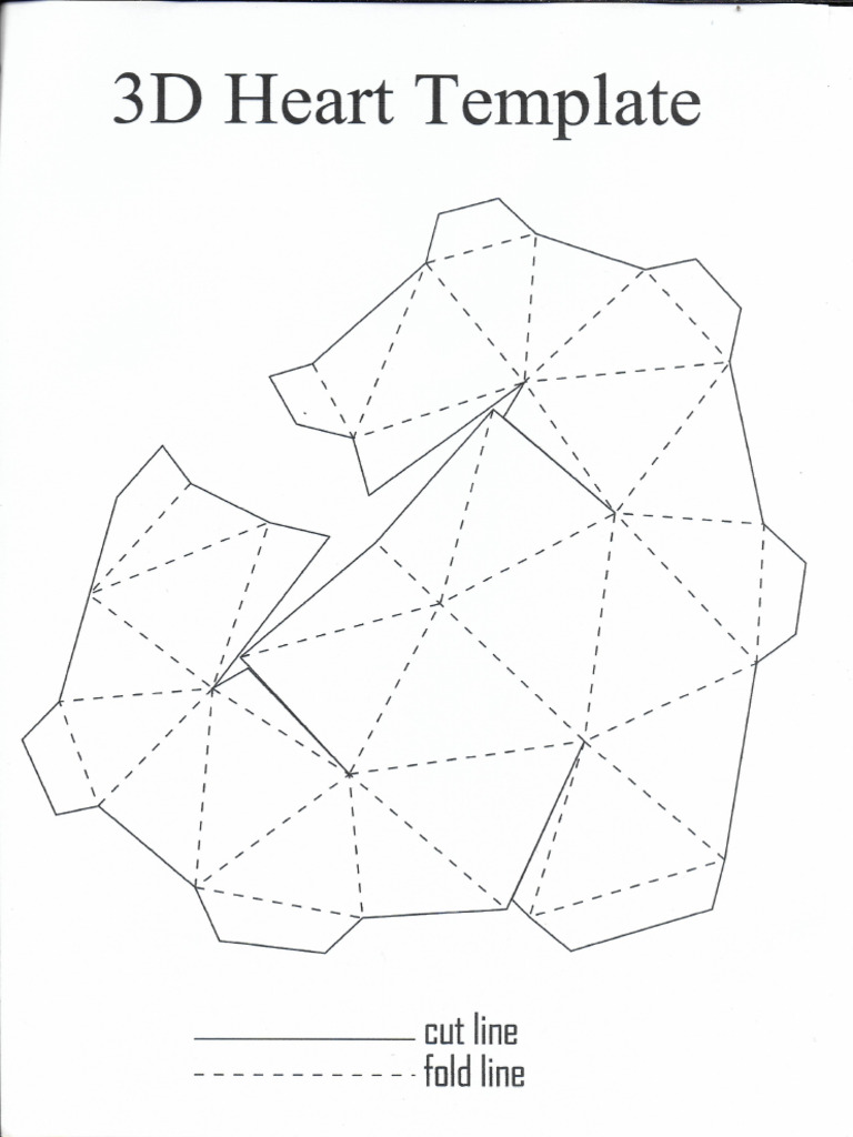 3d Heart Template | PDF