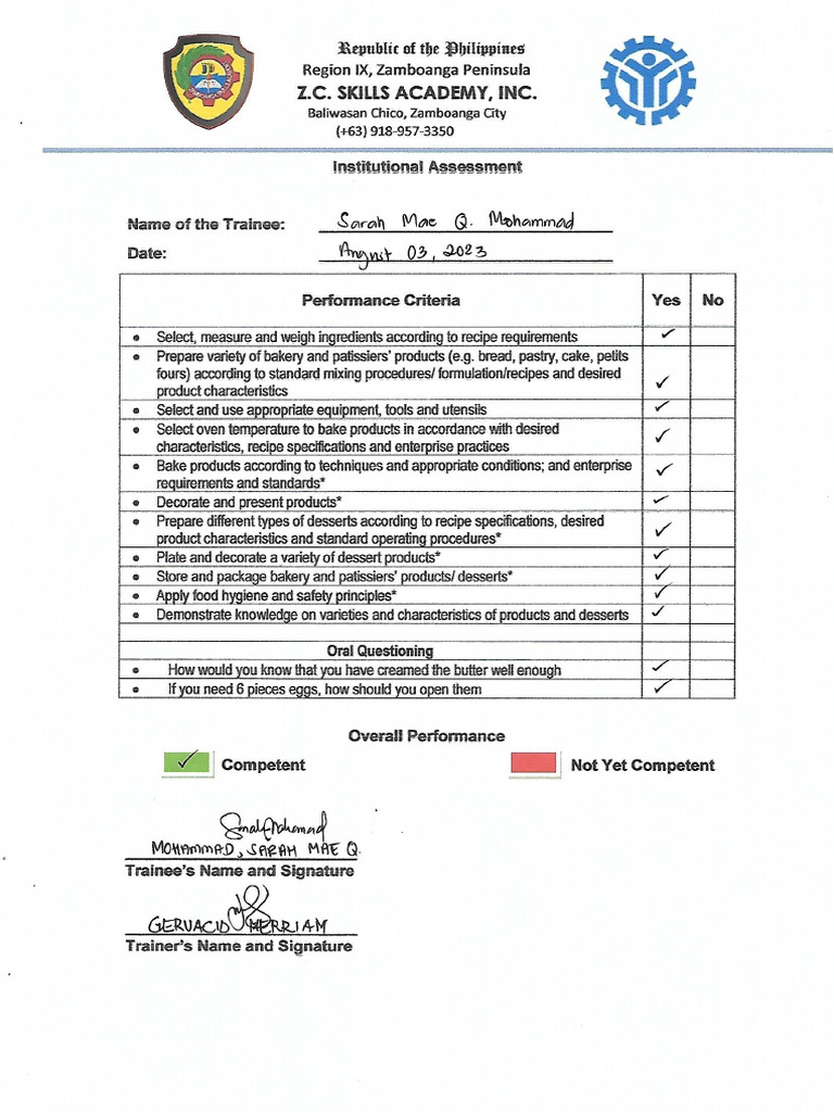 Extracted Pages From Institutional Assessment | PDF