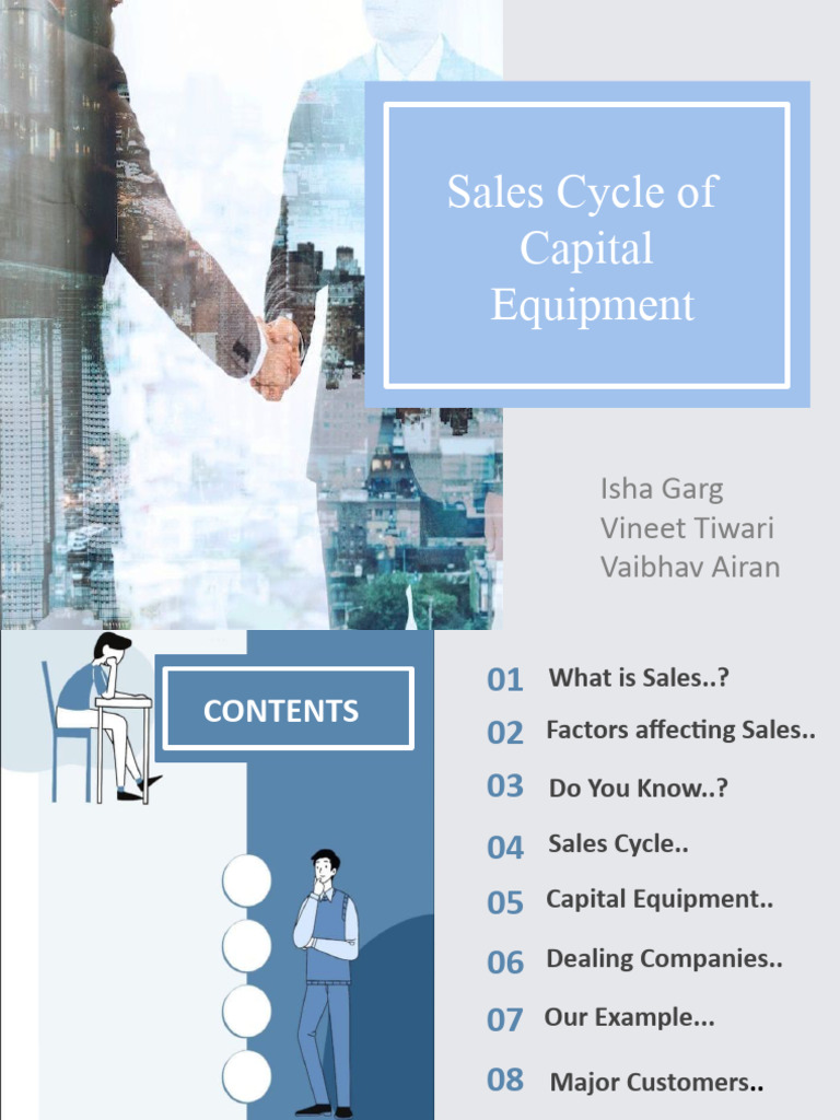 Sales Cycle of Capital Equipment Guide | PDF | Sales | Fixed Asset