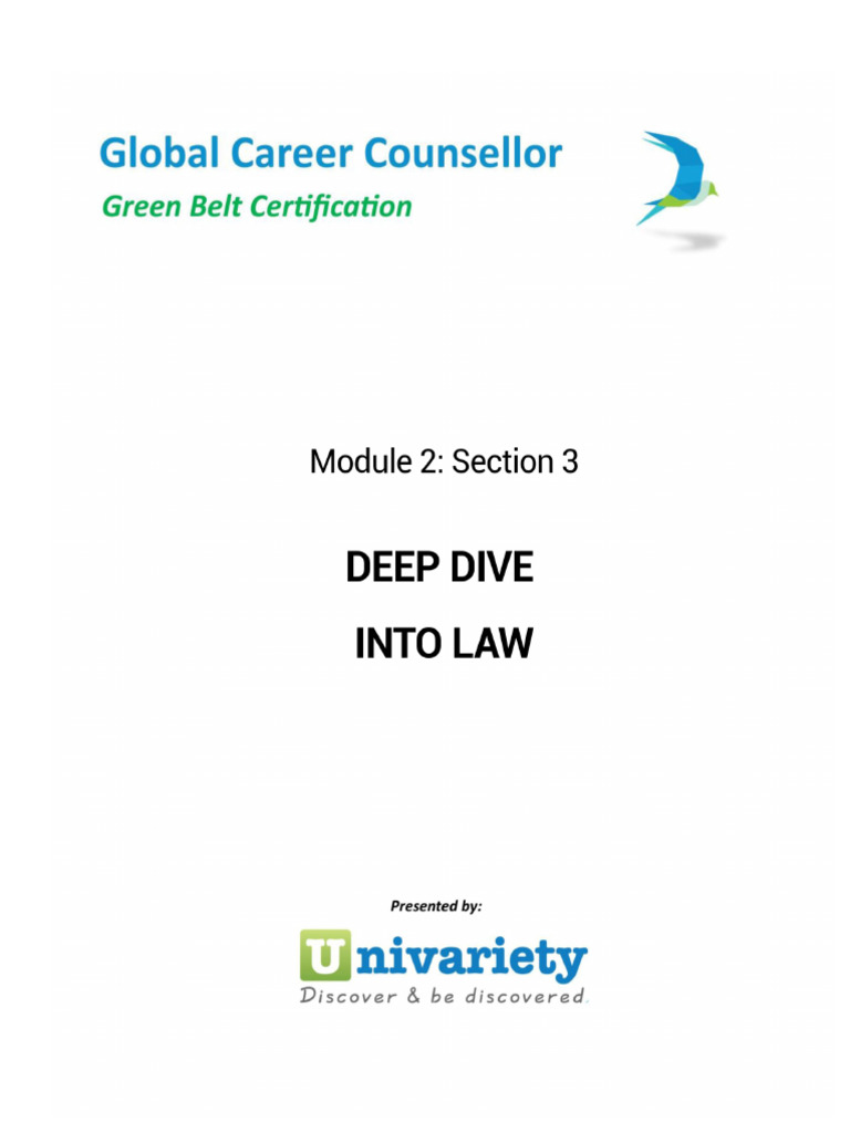 3 - Deep Dive Into Law | PDF | Lawyer | Justice
