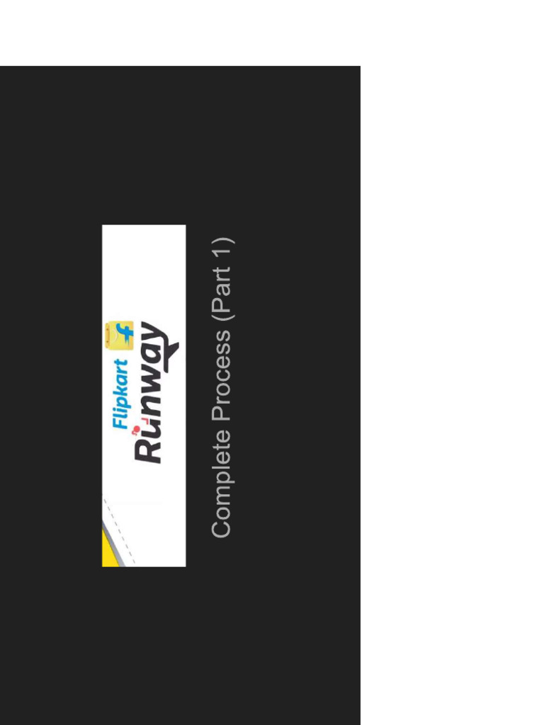 Flipkart Runway | PDF