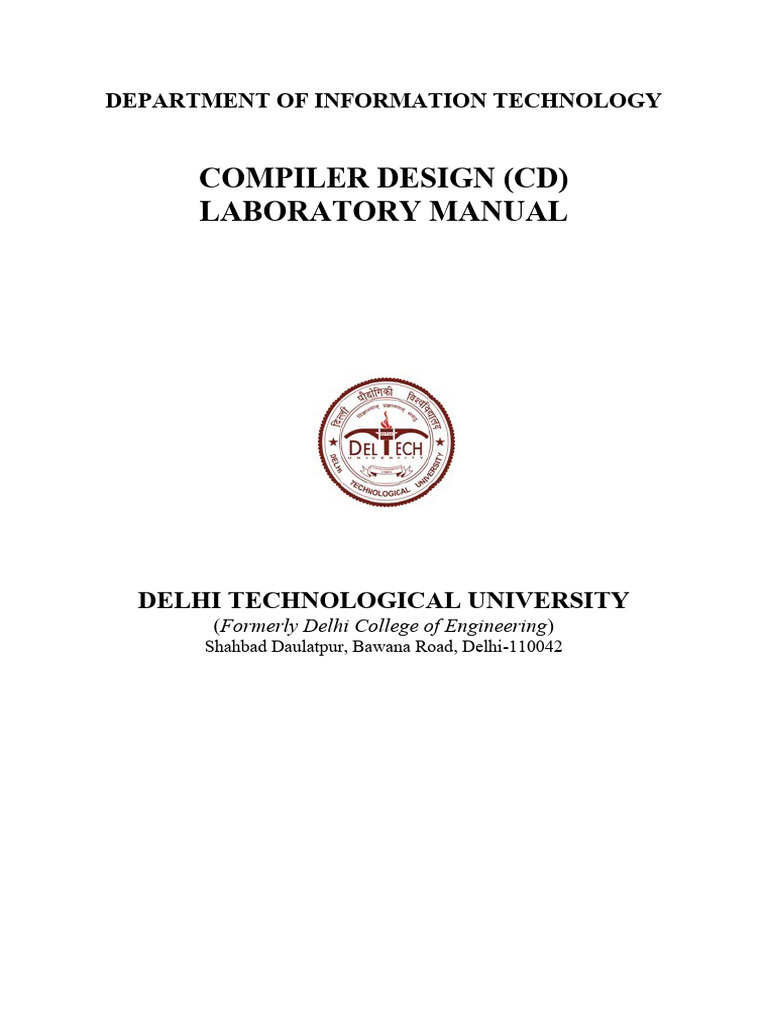 Compiler Design Lab | PDF | Parsing | Compiler