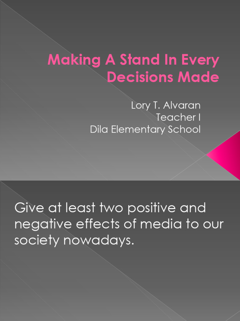 ENGLISH 6 PPT Q3 W4 - Making A Stand .ppt | PDF | Duck