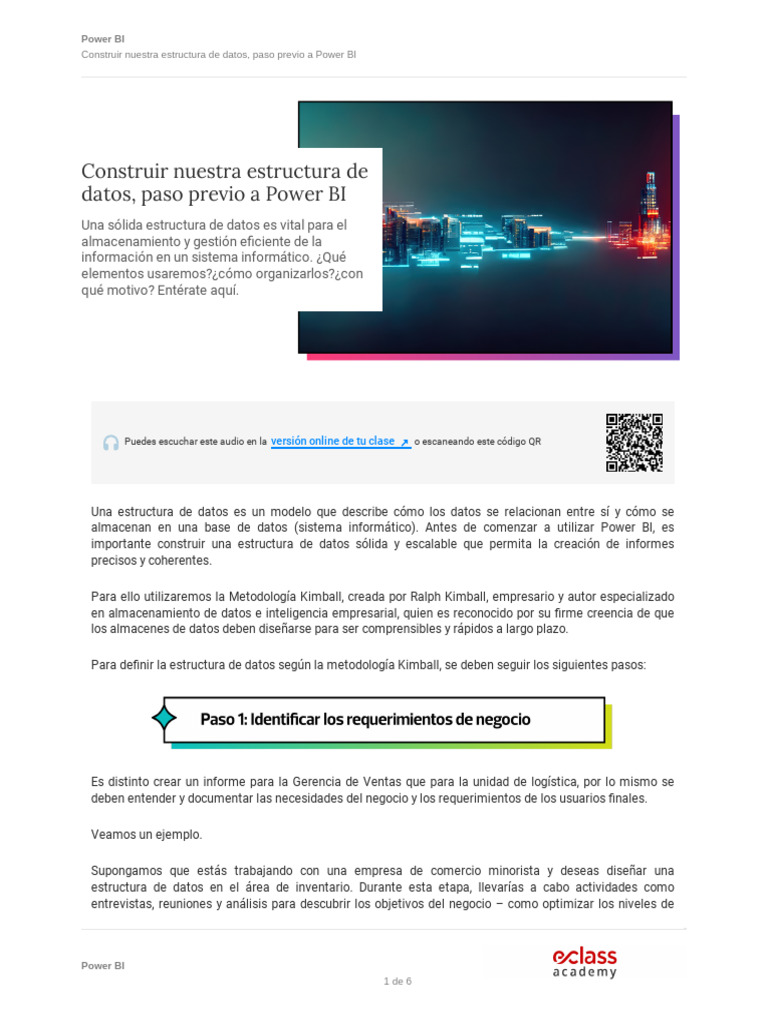 3.power BI Construir Nuestra Estructura de Datos Paso Previo A Power BI ...