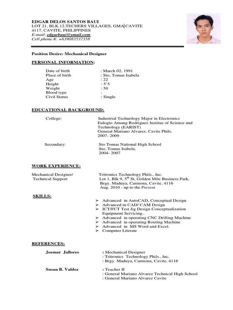 Myresume 910515752336341 | PDF