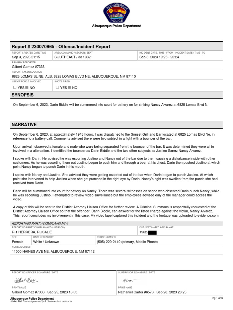 Report 230070965 Redacted | PDF