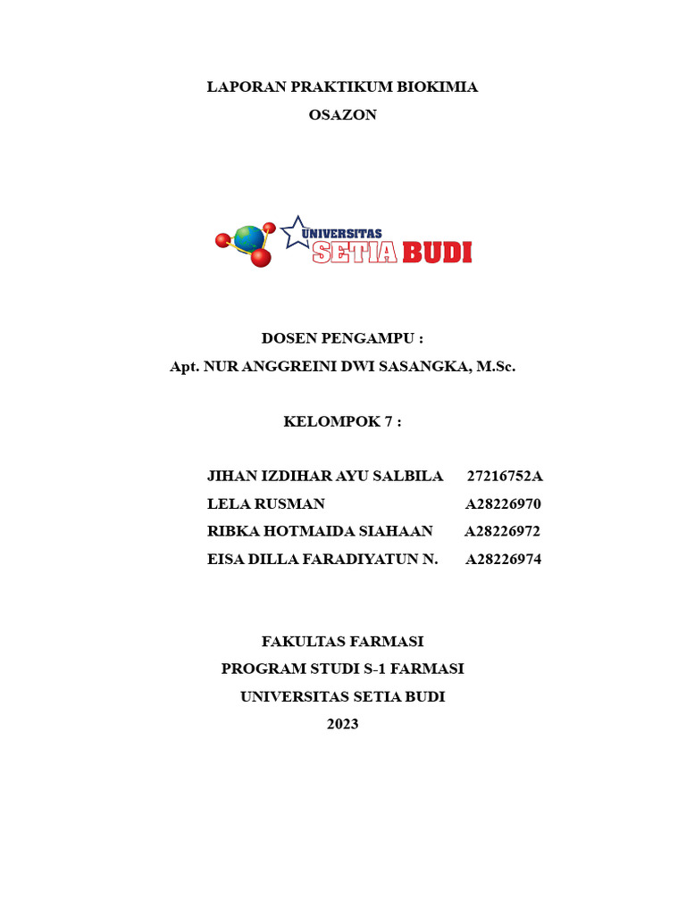 Laporan Osazon | PDF