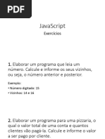 Exercícios Práticos de JavaScript | PDF | Média | Script Java