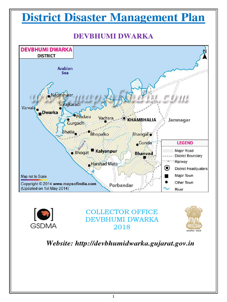 Ndma Sdma Gujarat | PDF | Emergency Management | Hazards