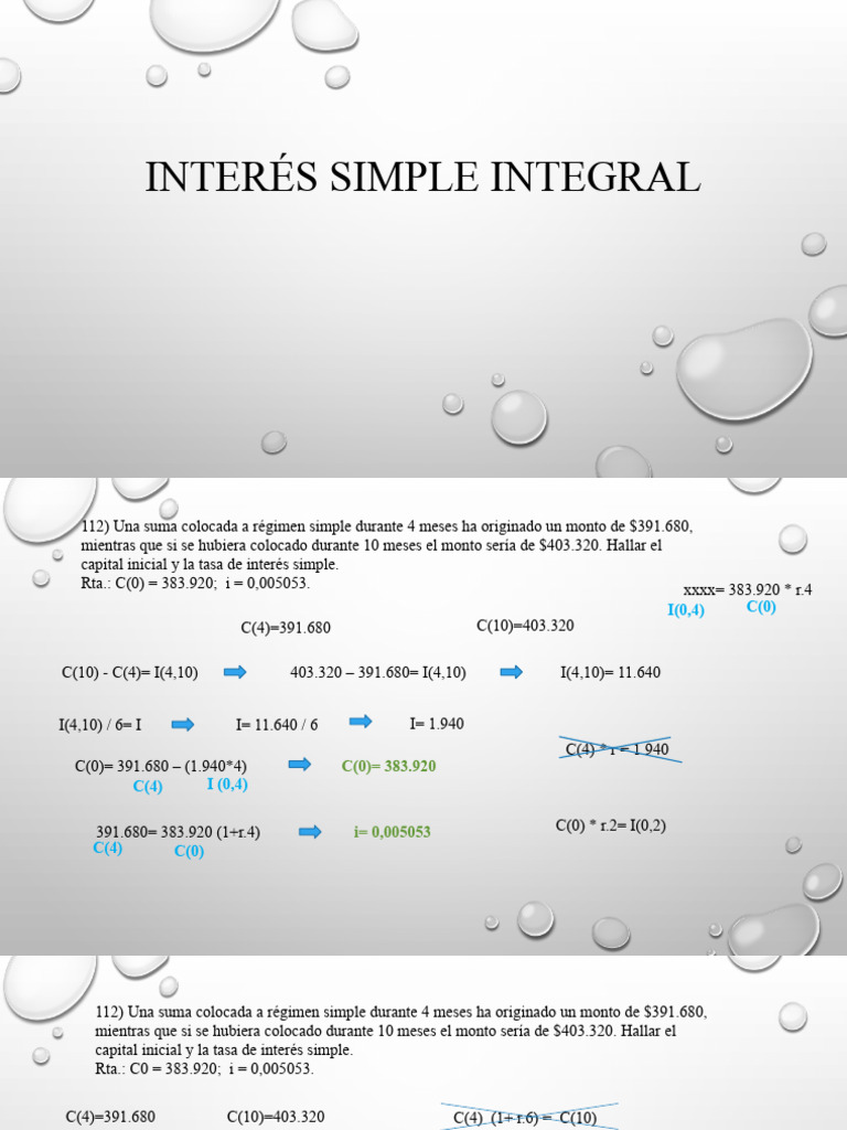 Int. Simple Integral Con Resol Ej 112 y 125 Fin | PDF