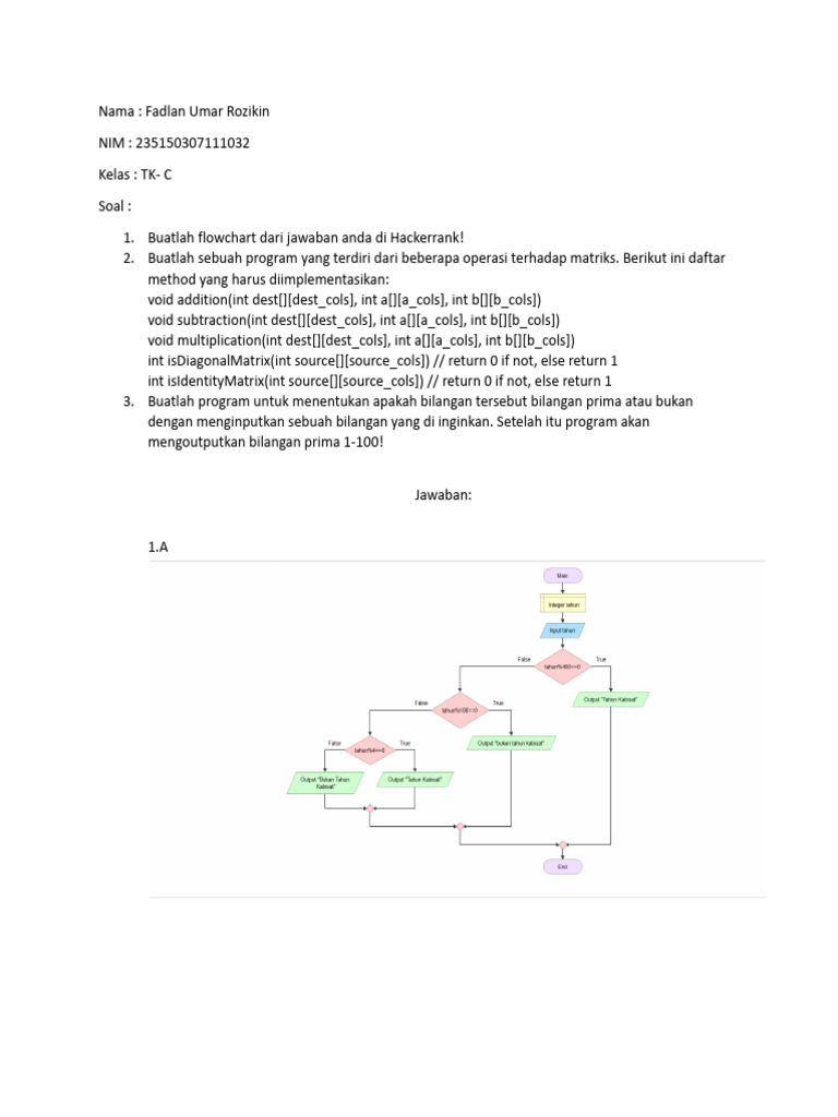 Fadlan Umar Rozikin - 23515030711032 - Tugaspengganti | PDF | Computer Programming