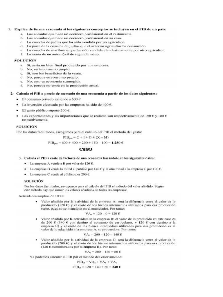 Ejercicios de Macro | PDF