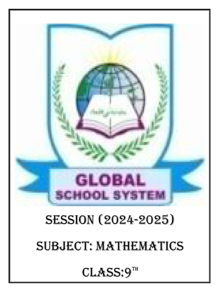 Mathematics New Booklet (Class 9th) (2024-2025) - (Updated) | PDF | Numbers | Fahrenheit