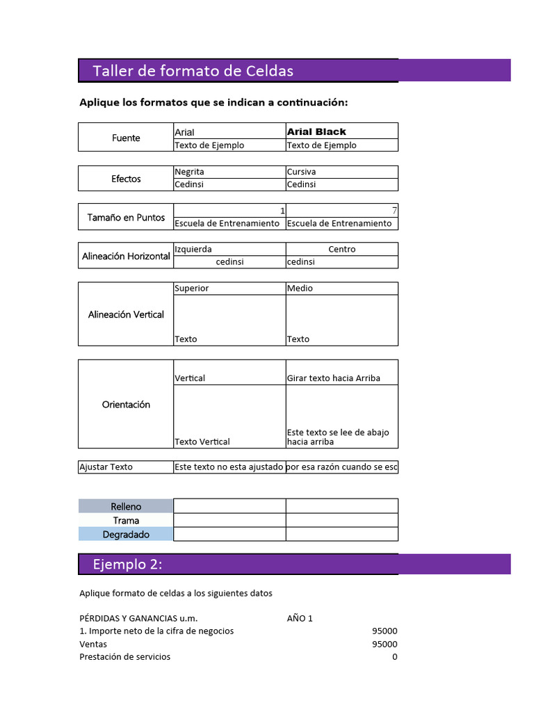 Taller de Formatos de Celdas | PDF | Economias | Business