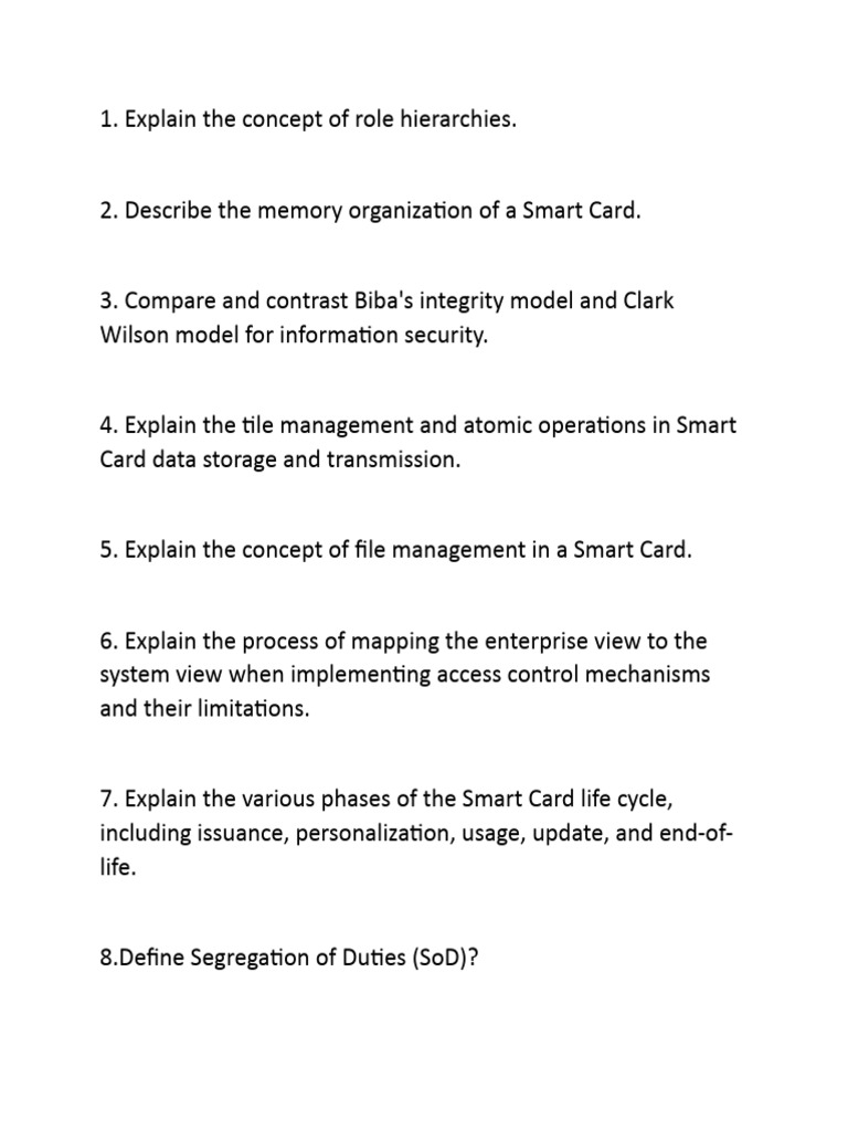 Smart Card Systems and Security Models | PDF