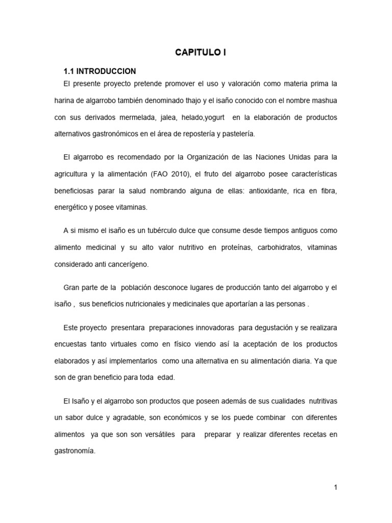 Capitulo I Introduccion | PDF | Metodología de encuesta | Experimentar