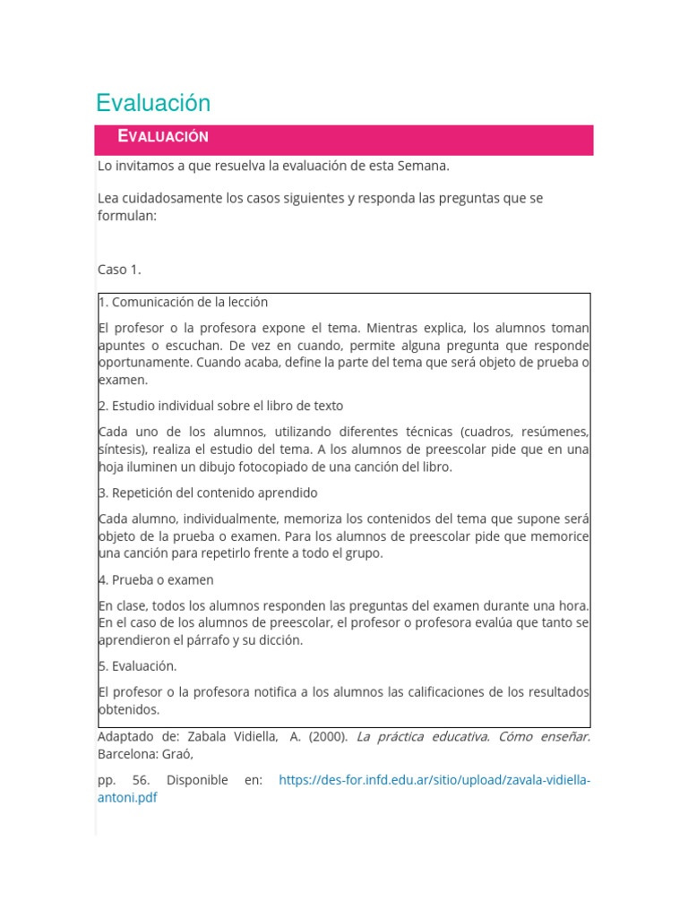 Evaluación | PDF | Evaluación | Maestros