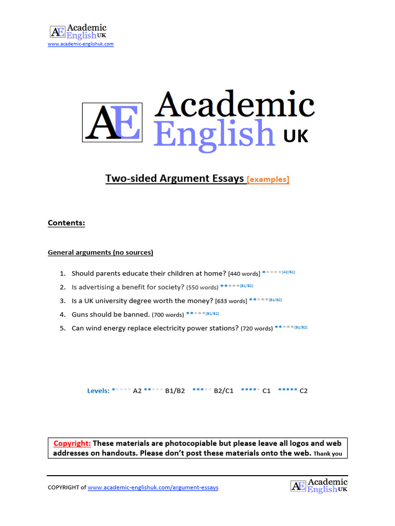 Argument Book General | PDF | Essays | Gun Violence