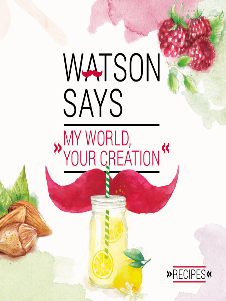 AGRANA Watson Says Syrups Recipes | Download Free PDF | Drink | Foods