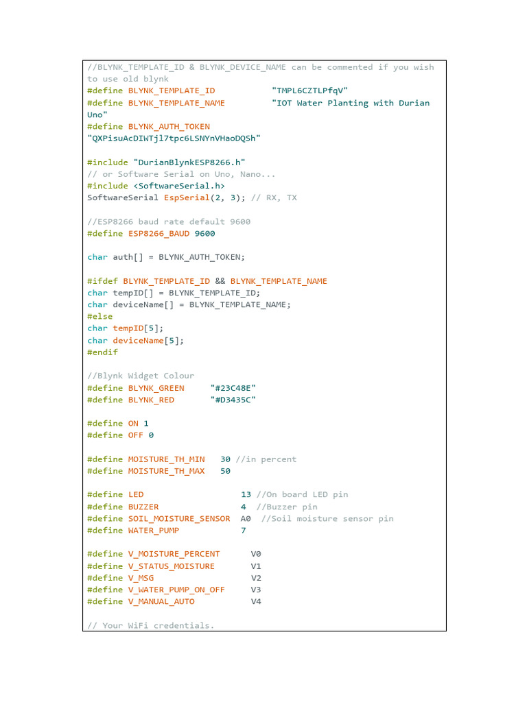 Blynk Coding | Download Free PDF | Computer Science | Computing