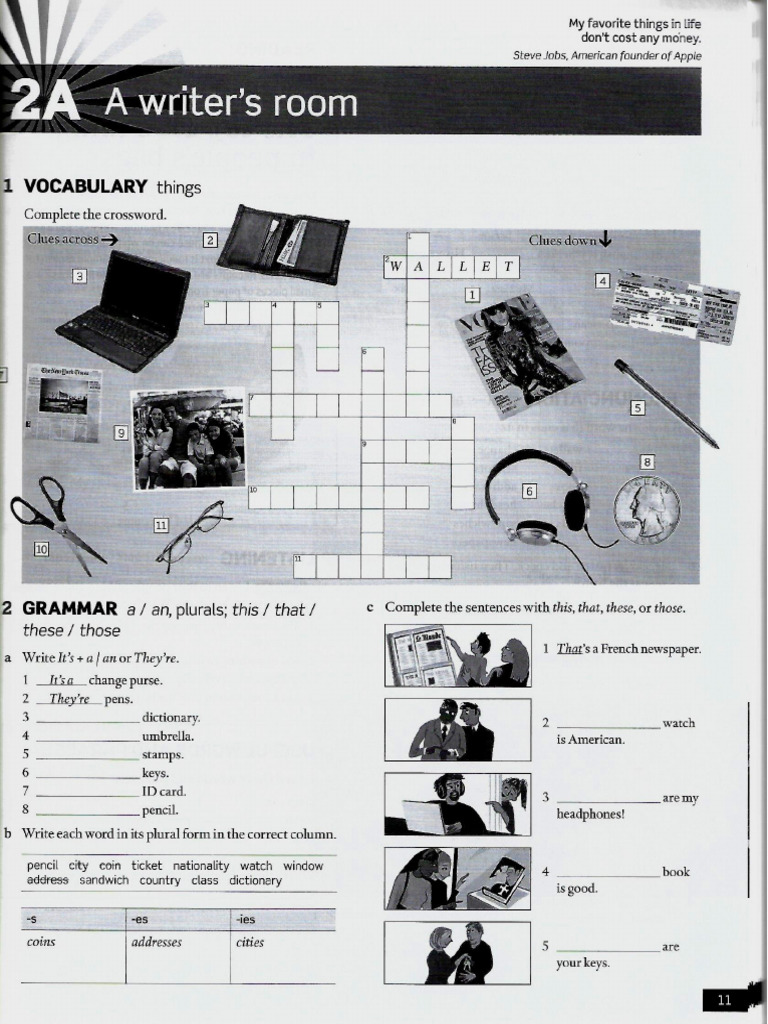 American English File 1 Unit 2 | PDF