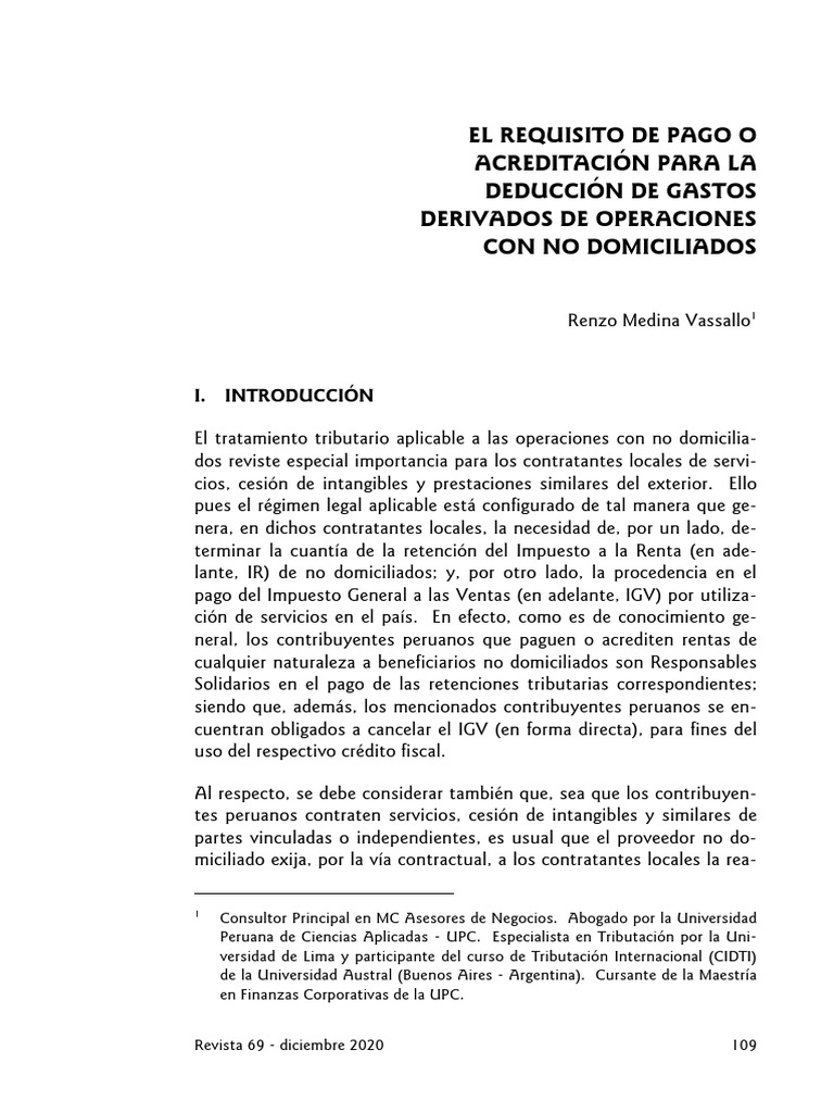 04 Rev69 RMV | Descargar gratis PDF | Pagos | Impuestos