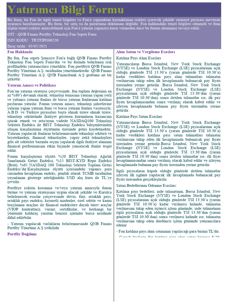 20231020 OJT Yat_r_mc_ Bilgi Formu | PDF