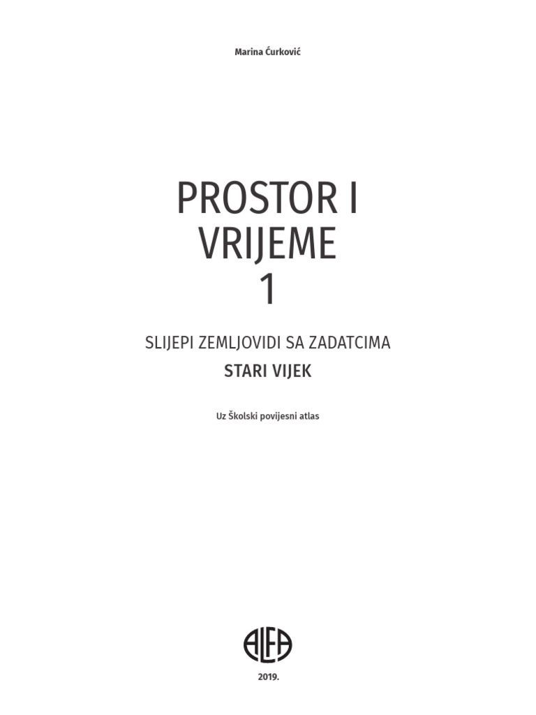 Prostor I Vrijeme 1 Slijepi Zemljovidi Sa Zadatcima 28 | PDF