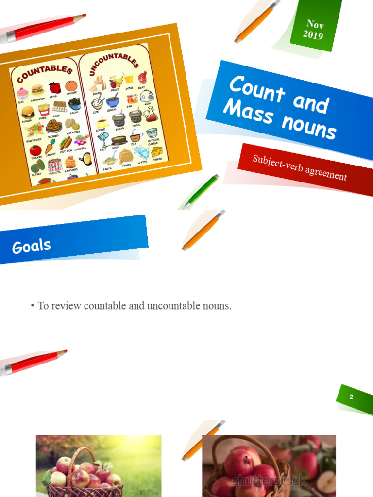 Count and Mass Fce | PDF | Grammatical Number | Plural